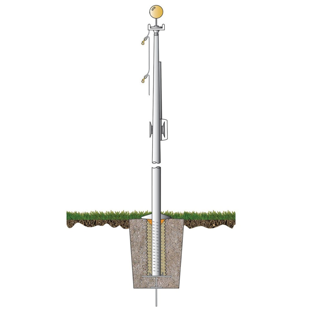 30 Ft Flag Pole – Fast, Free Shipping from U.S. Flag Store – United ...
